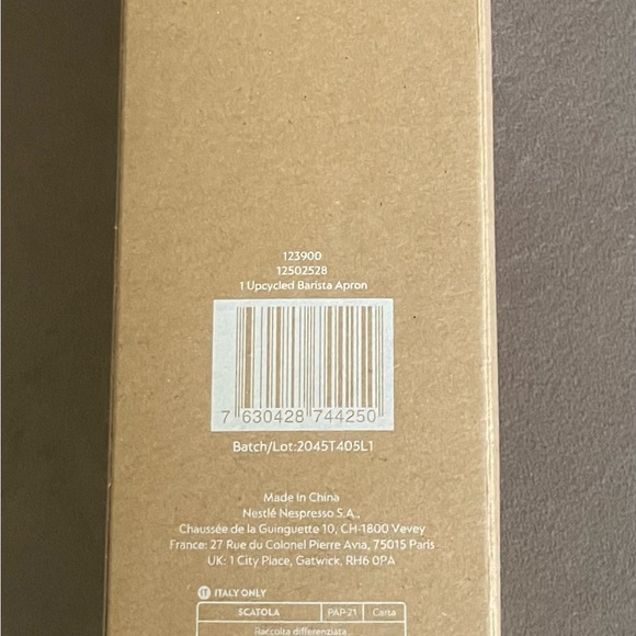 Nespresso | Other | Nespresso Barista Apron | Poshmark